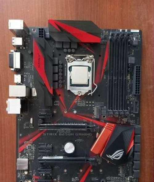 Asus ROG strix B250H gaming и Intel Celeron G3900