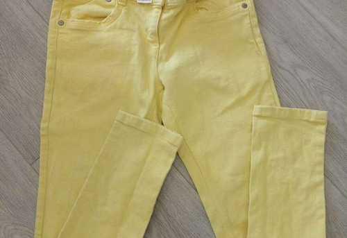 Джинсы жёлтые Next р.12 (40-42) skinny брюки