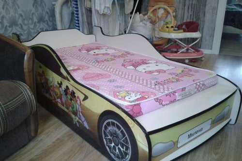 Детская кровать-машина "Winx"