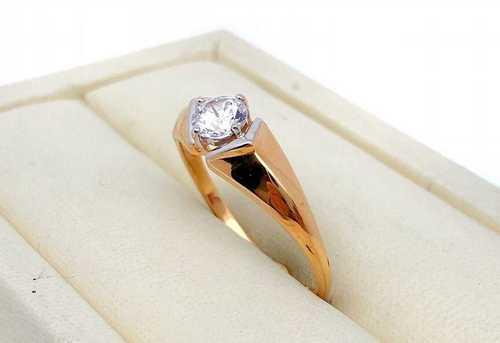 Золотое кольцо с камнем 585пр. размер: 19,2