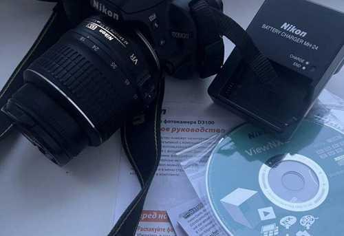Фотоаппарат Nikon d3100 с объективом 18-55mm(2)
