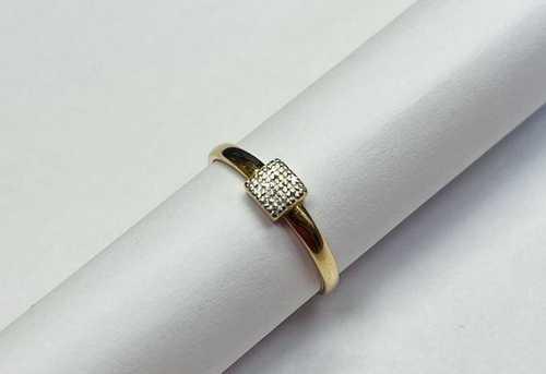 Золотое кольцо с бриллиантами 585* (юж41)