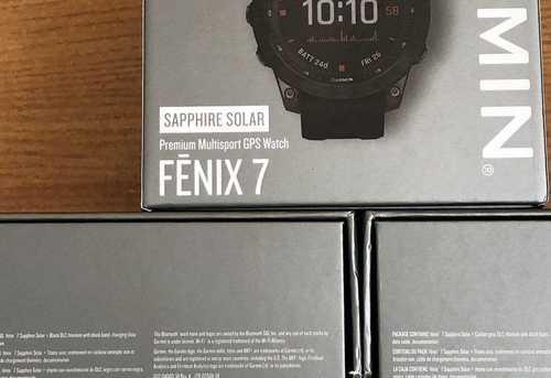 Garmin Fenix 7 Sapphire Solar Новые