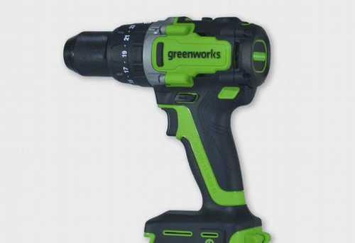 Шуруповерт ударный Greenworks GD24DD140, без АКБ и