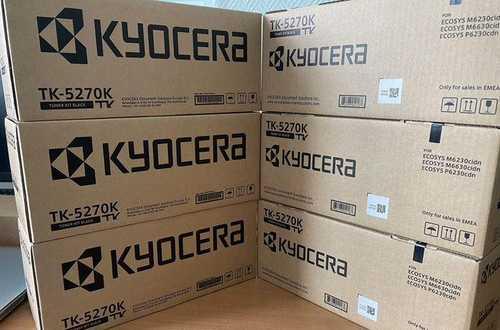 Kyocera TK-5270 Оригинал. Новые. (все цвета)