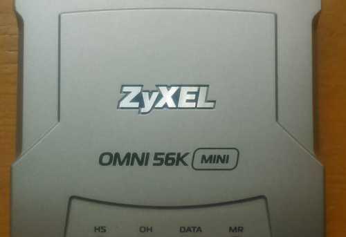 Модем zyxel omni 56K mini