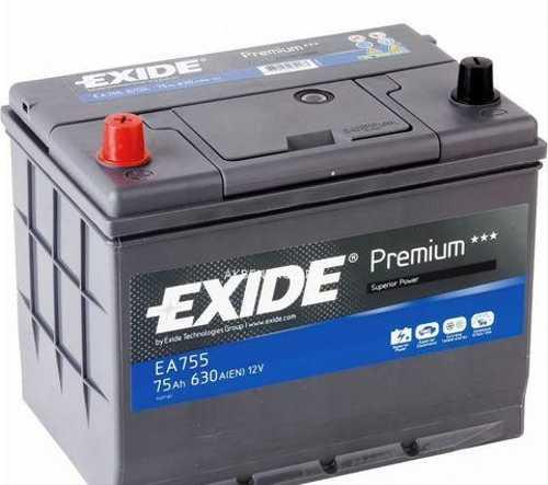 Аккумуляторы exide 77Ah 760A 278/175/190\
