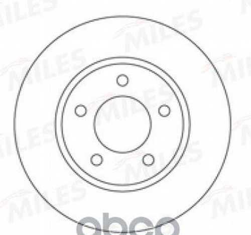 Диск тормозной miles K000620 chrisler