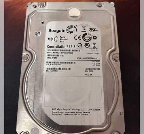 Жесткий диск для сервера Seagate 4 TB