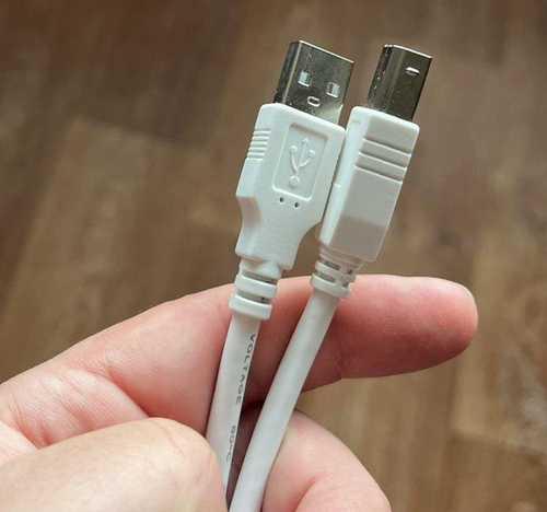 Кабель USB 2.0 тип В; USB 2.0 тип А