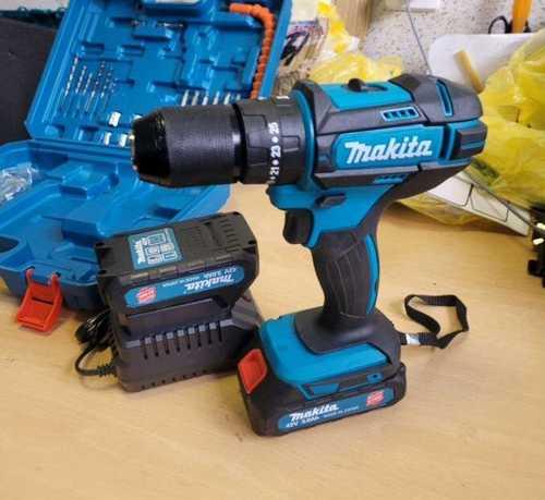 Аккумуляторная дрель шуруповерт makita 42v