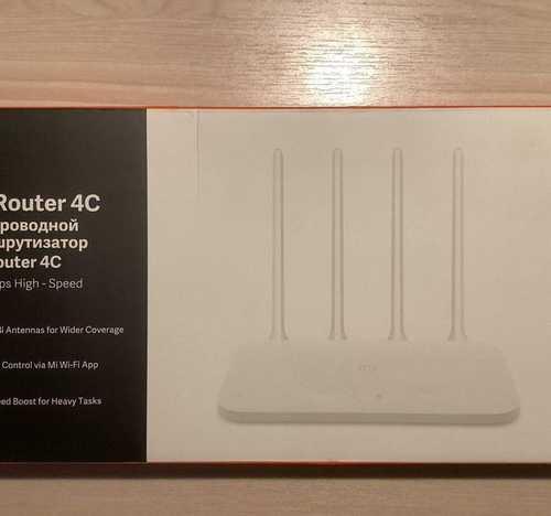 Wifi роутер Xiaomi Mi Router 4C белый DVB4231GL