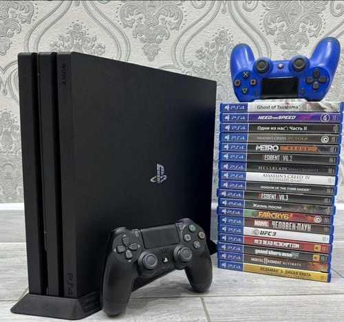 Sony playstation 4 pro +135 игр