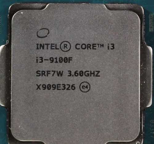 Процессор Intel core i3 9100f