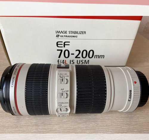 Объектив canon ef 70 200mm f 4l is usm