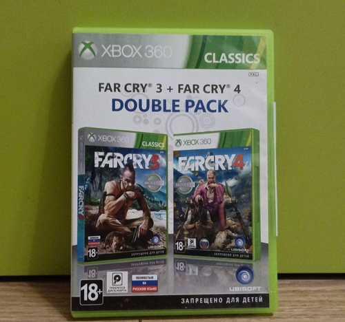 Бандл из 2 дисков.Far cry 3 и 4 лицензионные