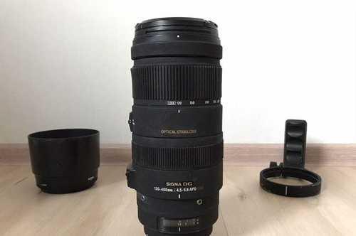 Sigma 120-400mm f45-5.6 HSM OS (Canon)