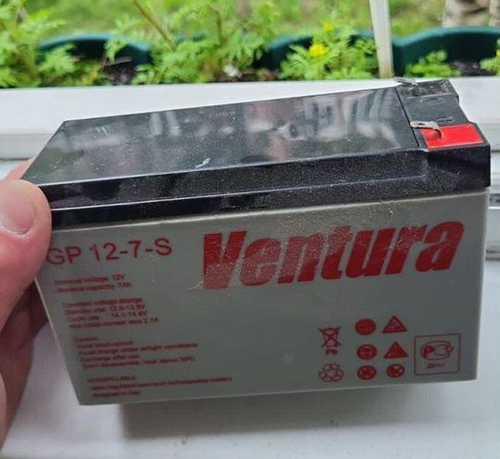 Аккумулятор ventura GP 12-7-S 12В