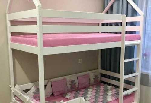 Кровать для девочки подростка / детская кроватка