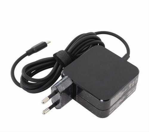 Зарядка для ноутбука Asus (45W) Type-C, квадратная