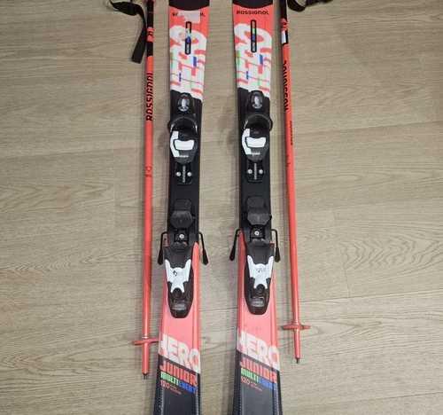 Горные лыжи детские Rossignol Hero 120 с палками