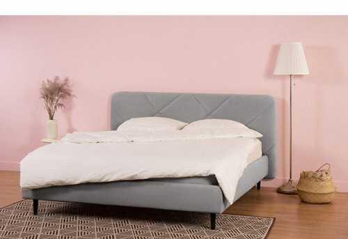 Кровать Весмар 180 Velvet Grey