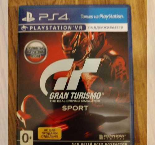 Игра ps4 grand turismo sport