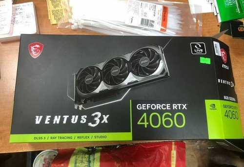 Видеокарта MSI GeForce RTX 4060 ventus 3X OC