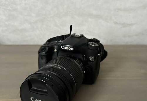 Фотоаппарат Canon EOS 70D (+3 объектива)