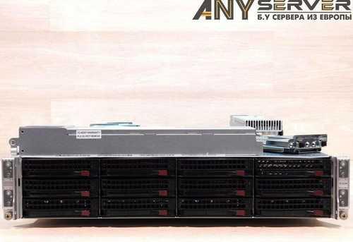 Сервер Supermicro 6028TR 8x E5-2697v3 512Gb 12LFF