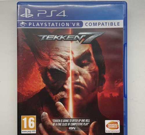 Игра для playstation ps4 tekken 7