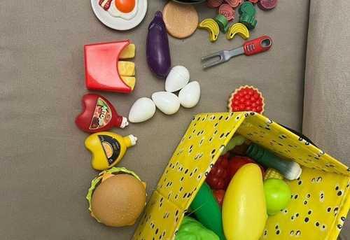 Детская посуда IKEA и овощи
