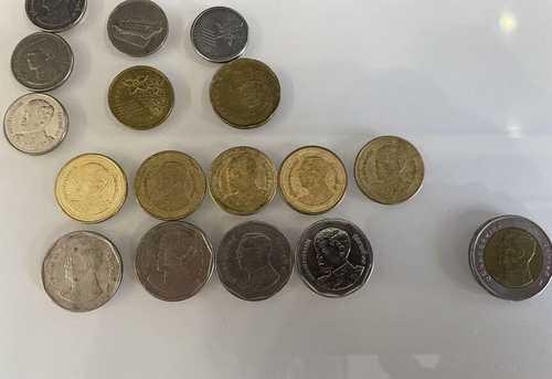 Монеты Малазии,Тайланда,ОАЭ
