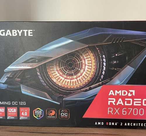 AMD Radeon rx 6700 xt 12gb бу