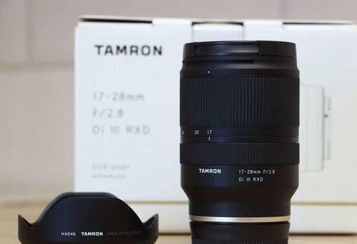 Tamron 17-28mm f/2.8 Sony E
