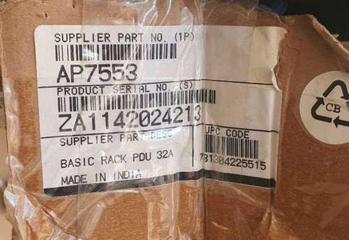Распределитель питания APC Rack PDU AP7553