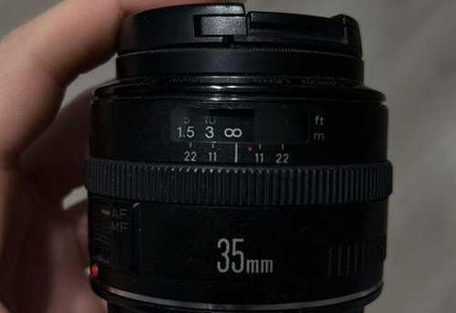 Объектив Canon EF 35mm F/2