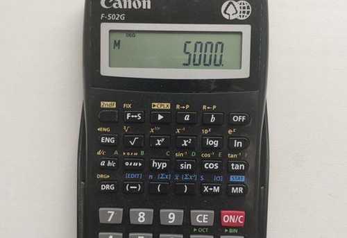 Калькулятор научный Canon F-502G