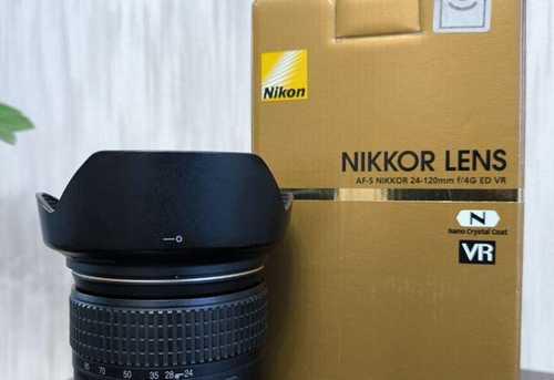 Объектив на Никон 24-120mm f/4G ED VR AF-S Nikkor