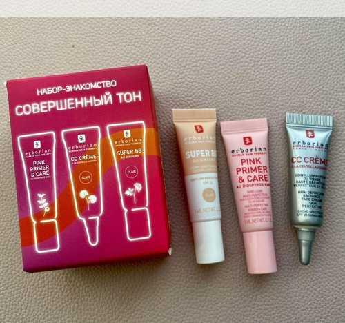 Набор Erborian: CC cream, Super BB cream, pink