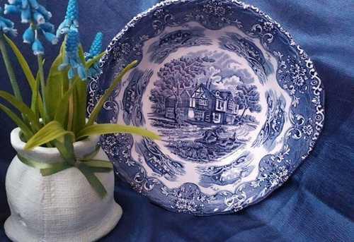 Большой салатник, тарелка, миска (Grindley) Англия