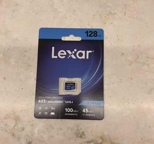 MicroSD карта памяти Lexar 128 Gb