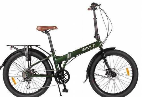 Cкладной велосипед shulz Easy Fat темно-зеленый