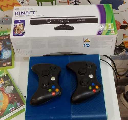 Xbox 360   kinetic и 2 джойстика