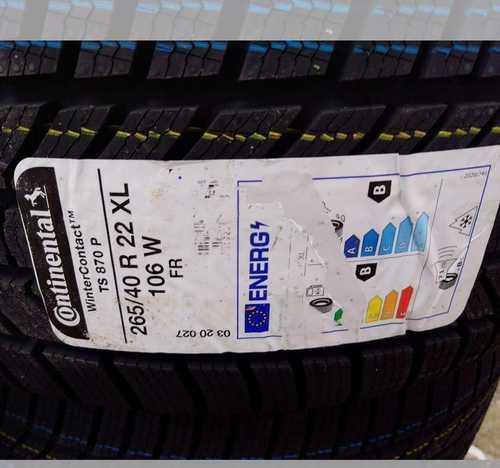 Continental WinterContact TS 870 P 265/40 R22 W