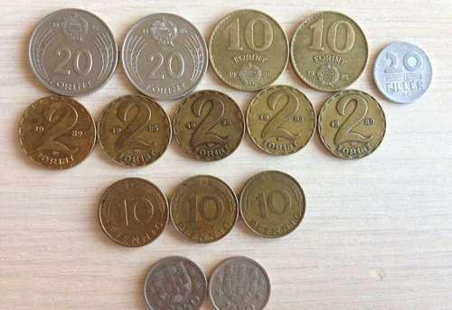 Монеты Венгрии, фрг, Португалии