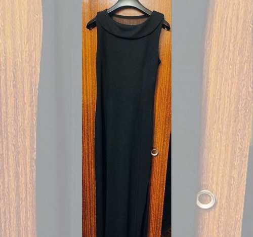 Вечернее чёрное платье 42-44 размер