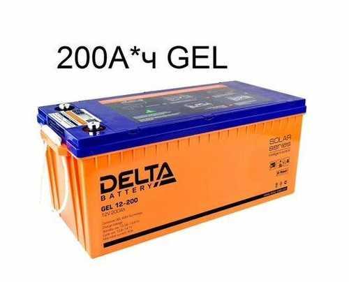 Delta GEL12-200 (200А*ч), Гелевый аккумулятор