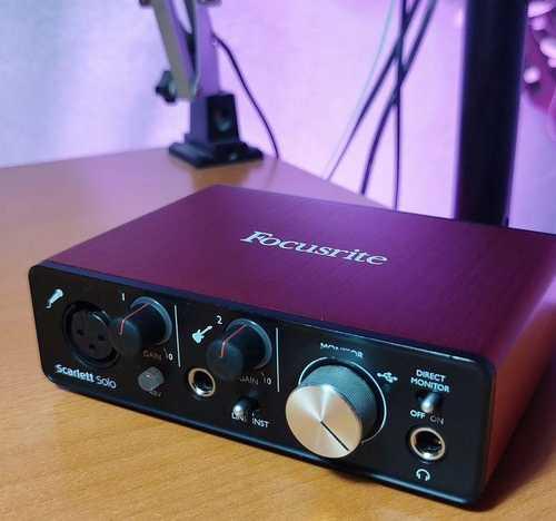 Focusrite scarlett solo 2rd gen