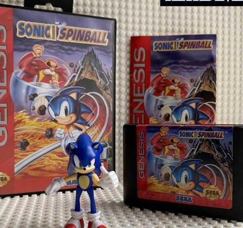 Картриджи sega Sonic the Hedgehog Spinball Game